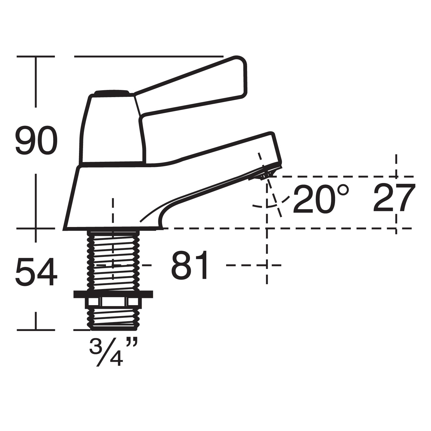 Alterna 21 3/4" Pillar Taps | Bath Taps | Taps | Bluebook