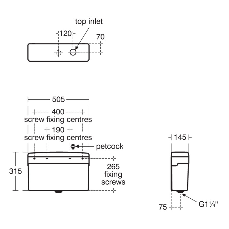 Conceala Plastic Auto Cisterns | Concealed and Exposed Cisterns ...