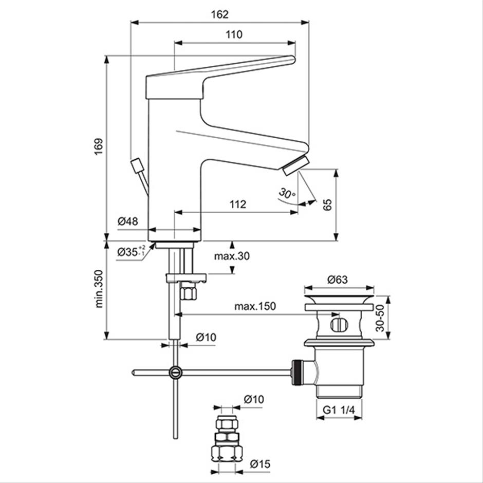 Contour 21+ Single Lever Basin Mixers | Basin Taps | Taps | Bluebook