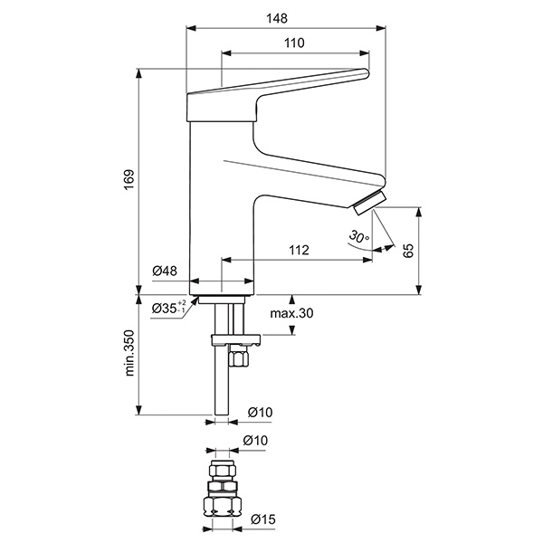 Contour 21+ Single Lever Basin Mixers | Basin Taps | Taps | Bluebook