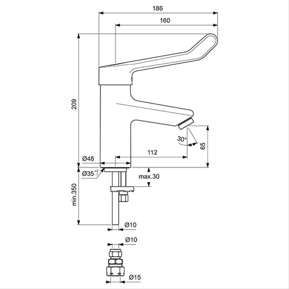Contour 21+ Single Lever Basin Mixers | Basin Taps | Taps | Bluebook
