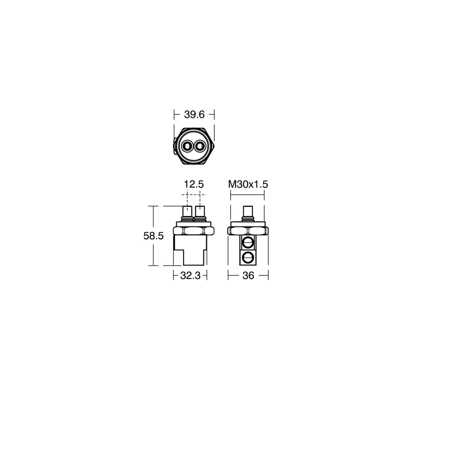 HBN 00-10 HTM64 (TP6) Markwik 21+ 1 Hole Thermostatic Basin Mixer ...