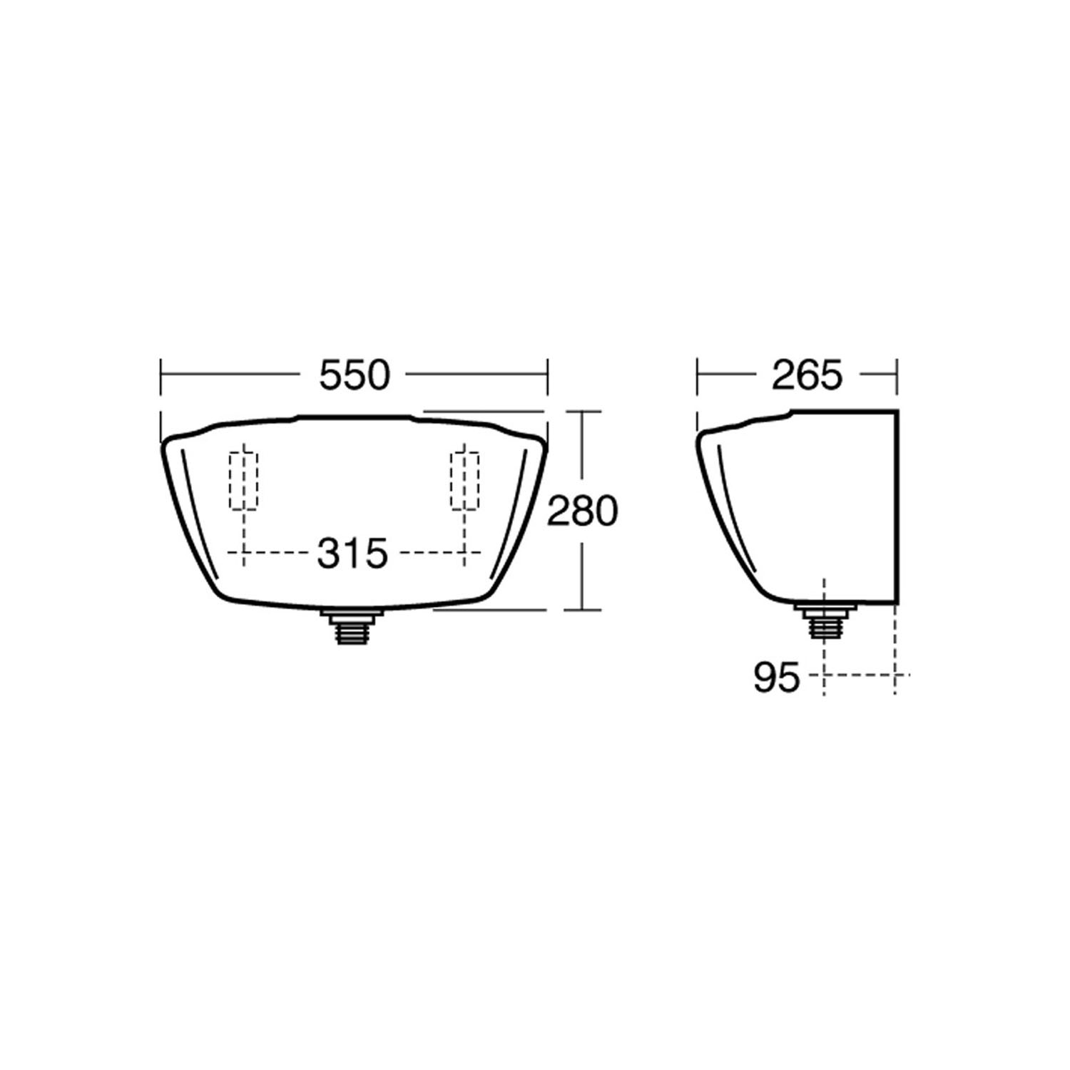 Mura VC Exposed Auto Cistern | Concealed and Exposed Cisterns | Urinals ...