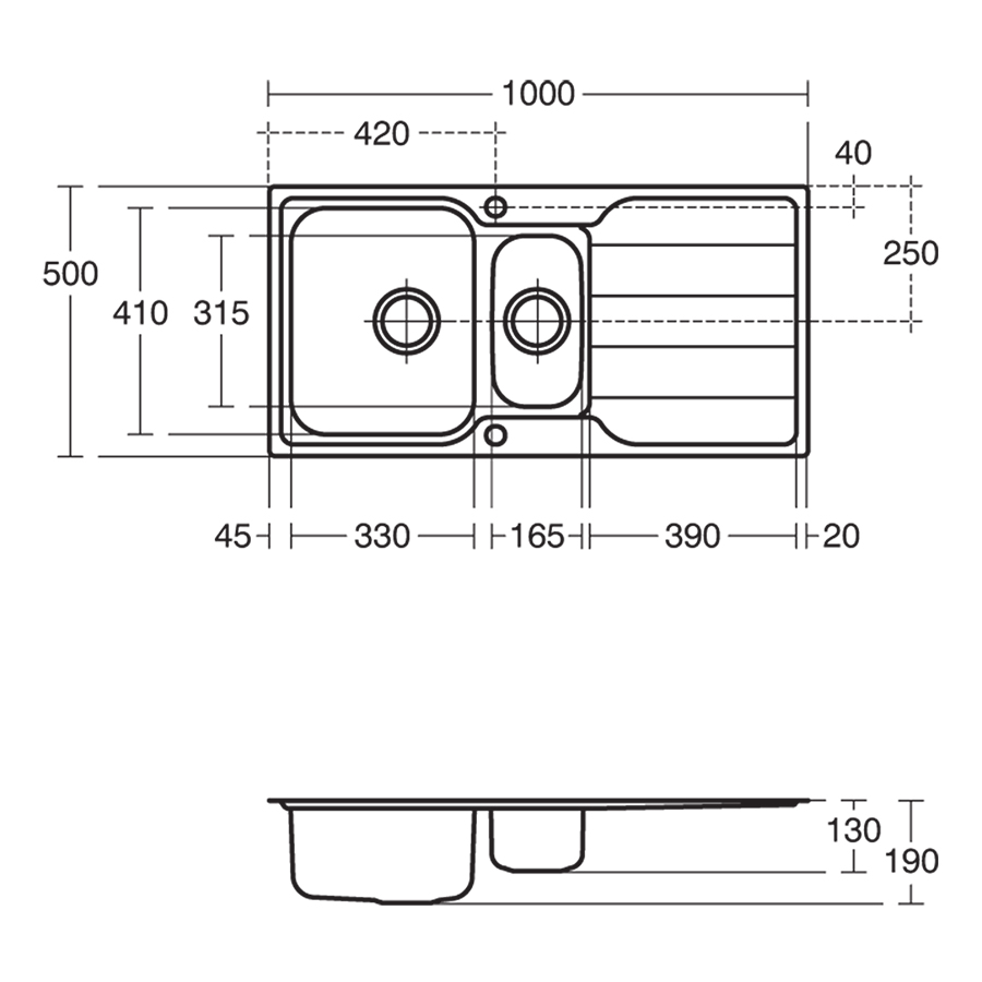 Sandringham Stainless Steel Kitchen Sink | Stainless Steel | Sinks ...