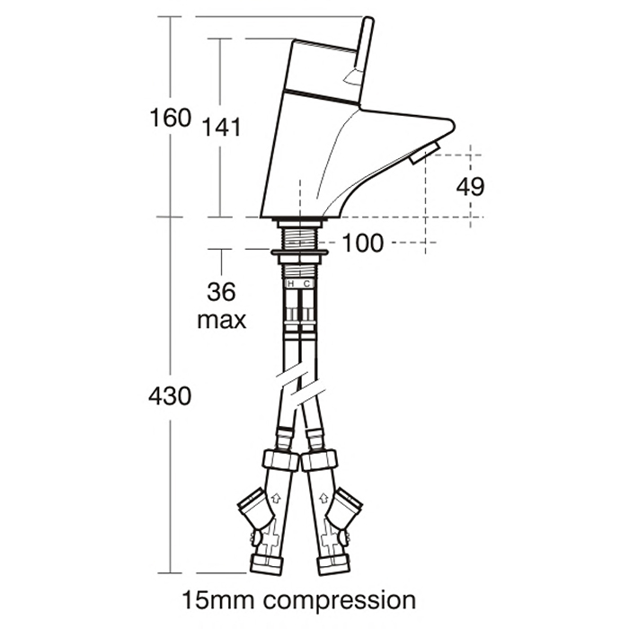 Contour 21 37cm Handrinse Washbasin | Cloakroom Basins | Wash Basins ...