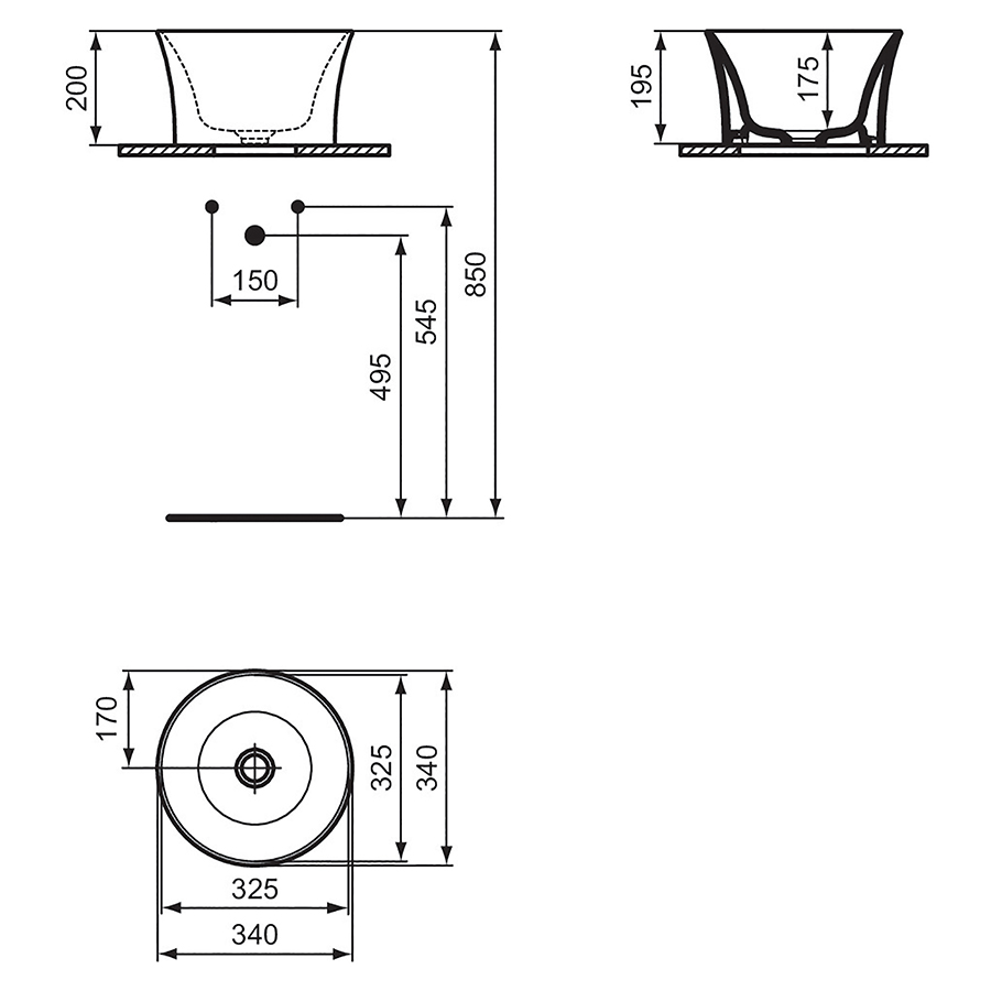 La Dolce Vita Vessel Washbasin | Countertop Basins | Wash Basins | Bluebook