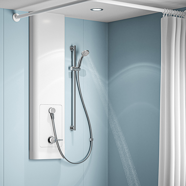 Markwik 21+ Shower Panel With Thermostatic Valve | Mixer Shower Packs ...