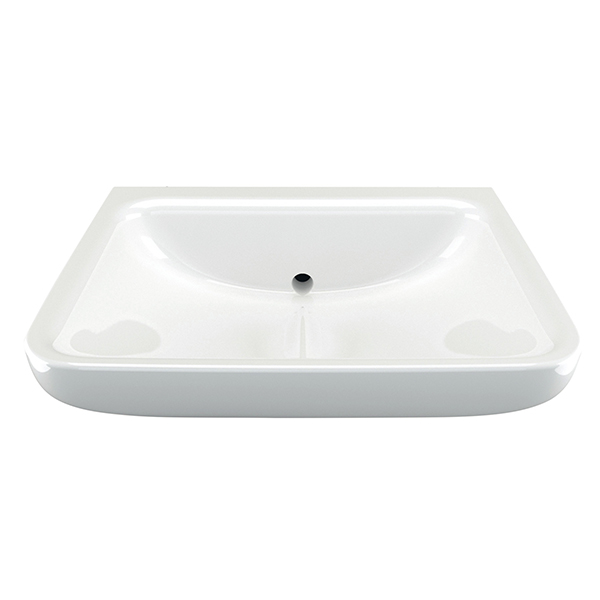 HBN 00-10 HTM64 (LB H M) Contour 21+ 50cm Back Outlet Washbasin | Wall ...