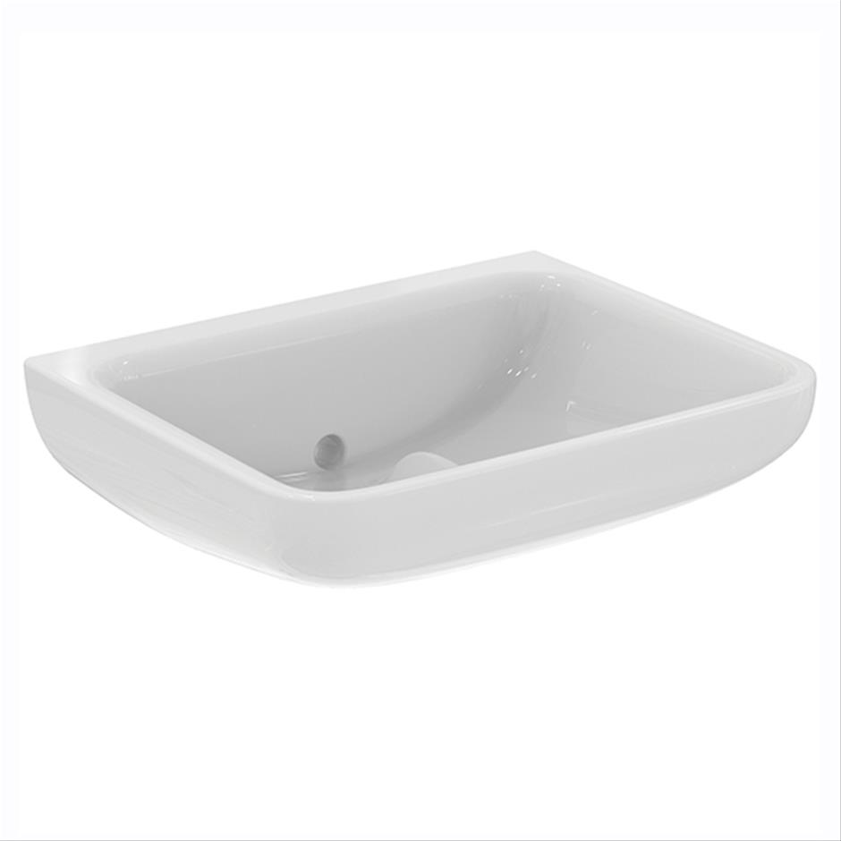 HBN 00-10 HTM64 (LB H L) Contour 21+ 60cm Back Outlet Washbasin | Wall ...