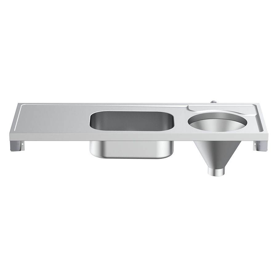 HBN 00-10 HTM64 (DU HS) Dee Back Inlet Slop Hopper | Stainless Steel ...