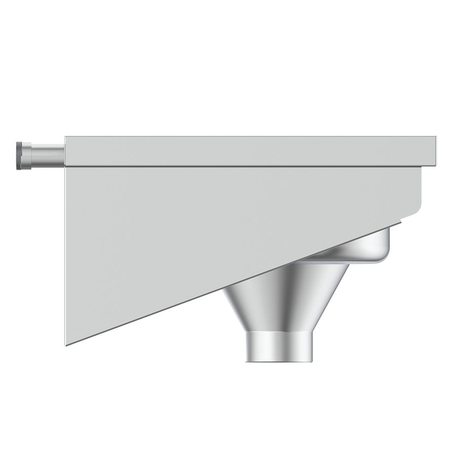 HBN 00-10 HTM64 (DU HS) Dee Back Inlet Slop Hopper | Stainless Steel ...