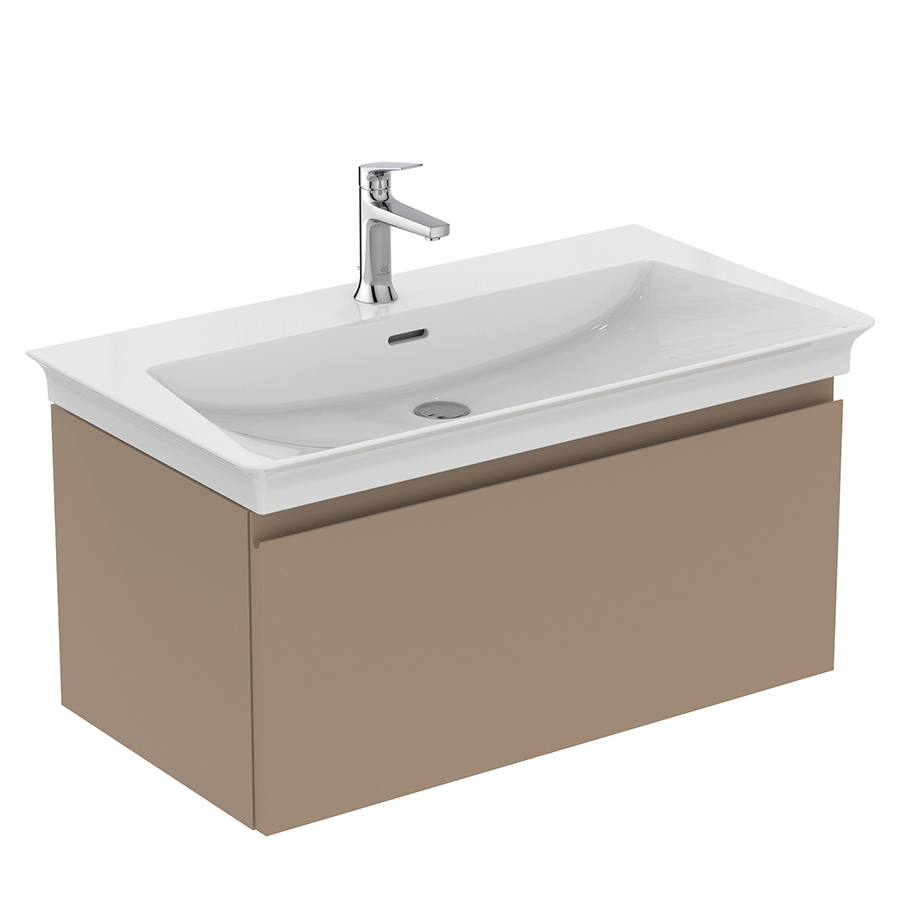 Finesse 60/80/100cm x 44cm Wall Mounted Vanity Unit With 1 Drawer ...