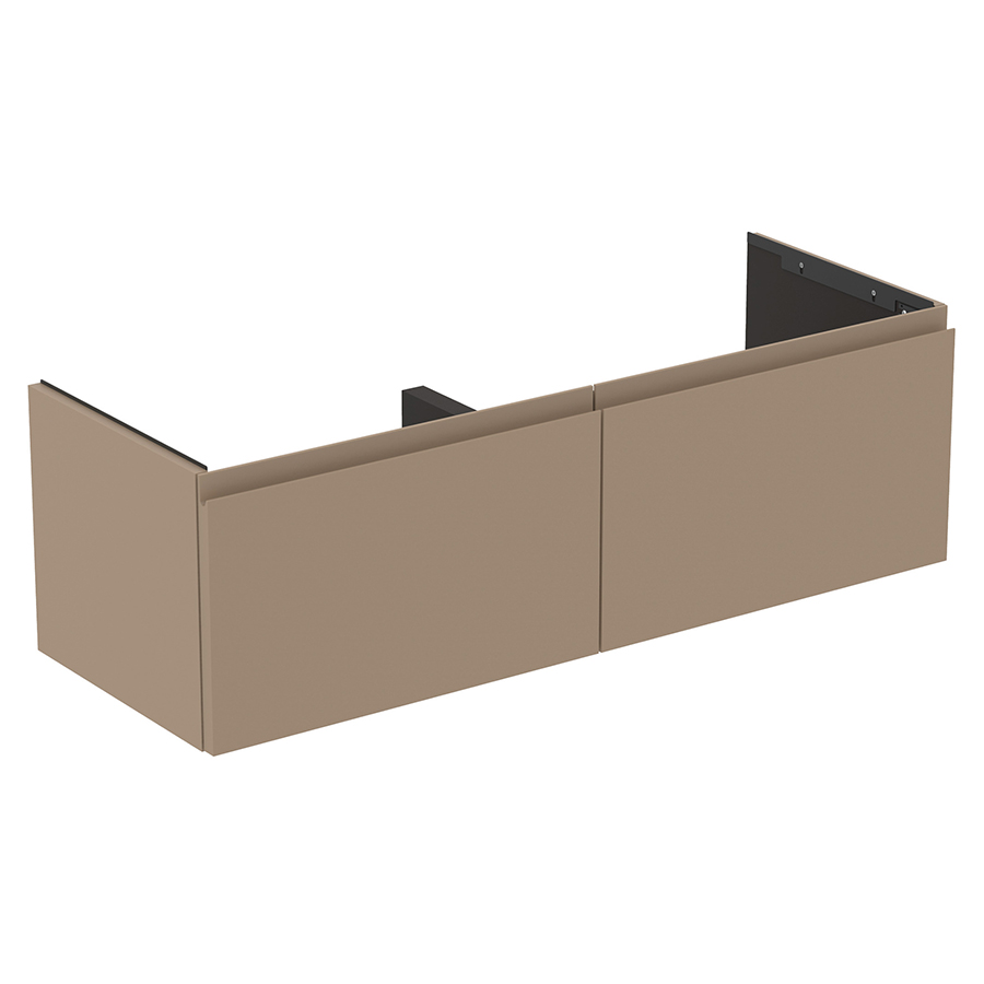 Finesse 120cm x 44cm Wall Mounted Vanity Unit With 2 Drawers | Basin ...