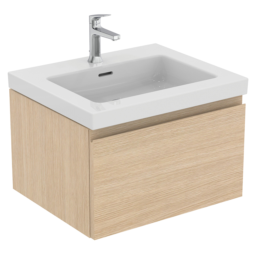 Finesse 60/80/100cm x 50cm Wall Mounted Vanity Unit With 1 Drawer ...