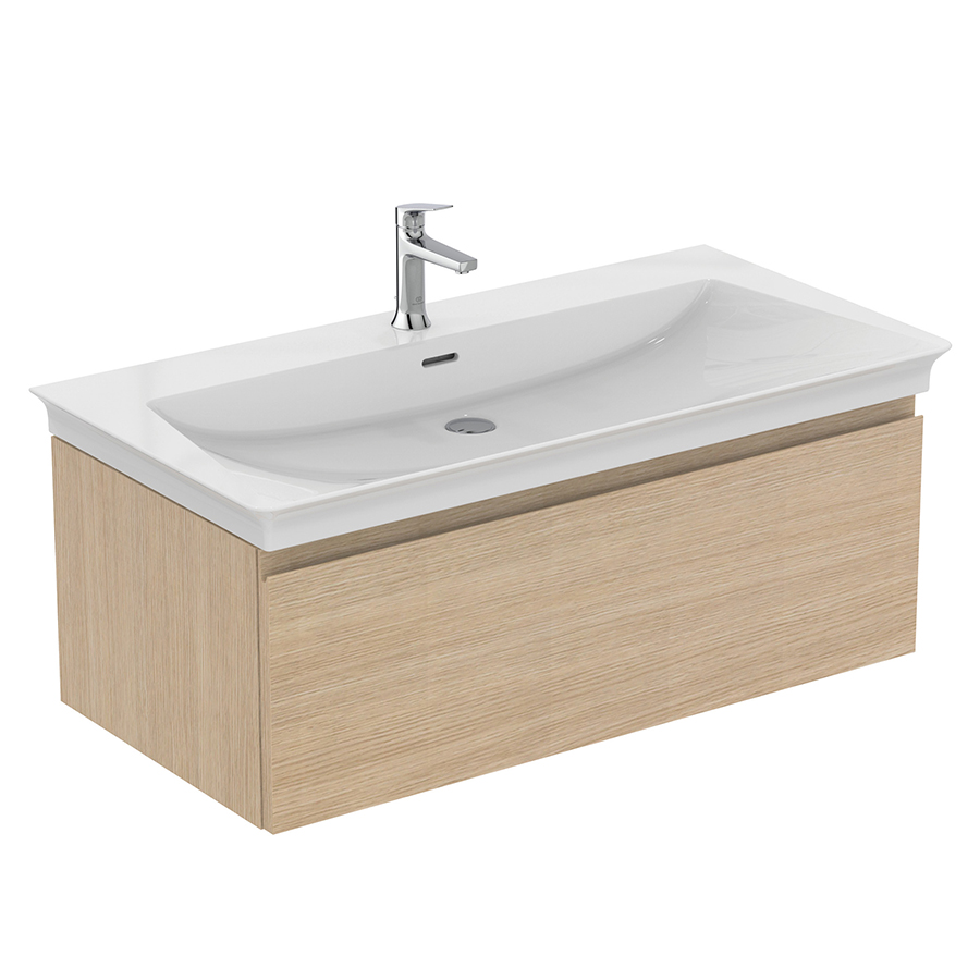 Finesse 60/80/100cm x 50cm Wall Mounted Vanity Unit With 1 Drawer ...