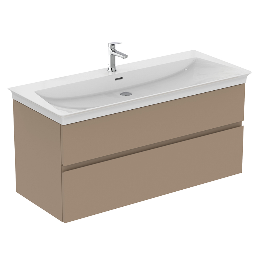Finesse 60/80/100/120cm x 50cm Wall Mounted Vanity Unit With 2 Drawers ...