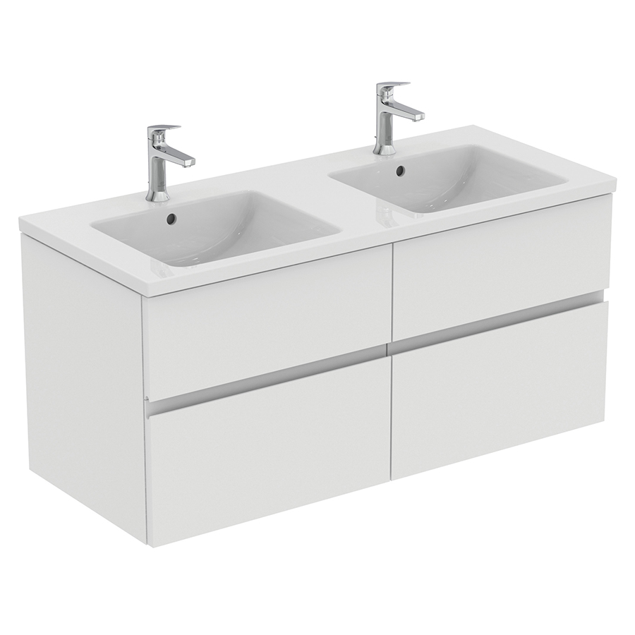 Finesse 120cm x 50cm Wall Mounted Vanity Unit | Basin Unit | Furniture ...
